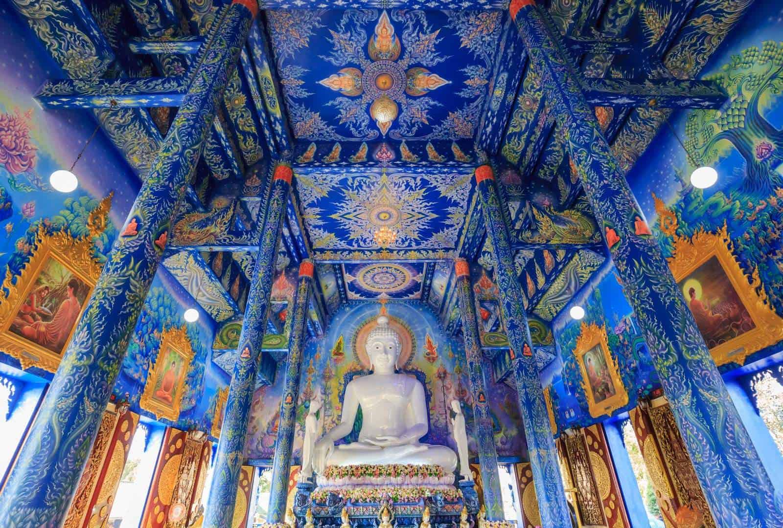 Wat Rong Suea Ten - Blue Temple Address & Dress Code, Chiang Rai